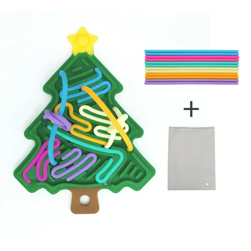 FestiveFuzz Christmas Tree Stress Reliever Toy – Festive Sensory ...