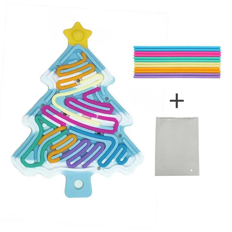 FestiveFuzz Christmas Tree Stress Reliever Toy – Festive Sensory ...