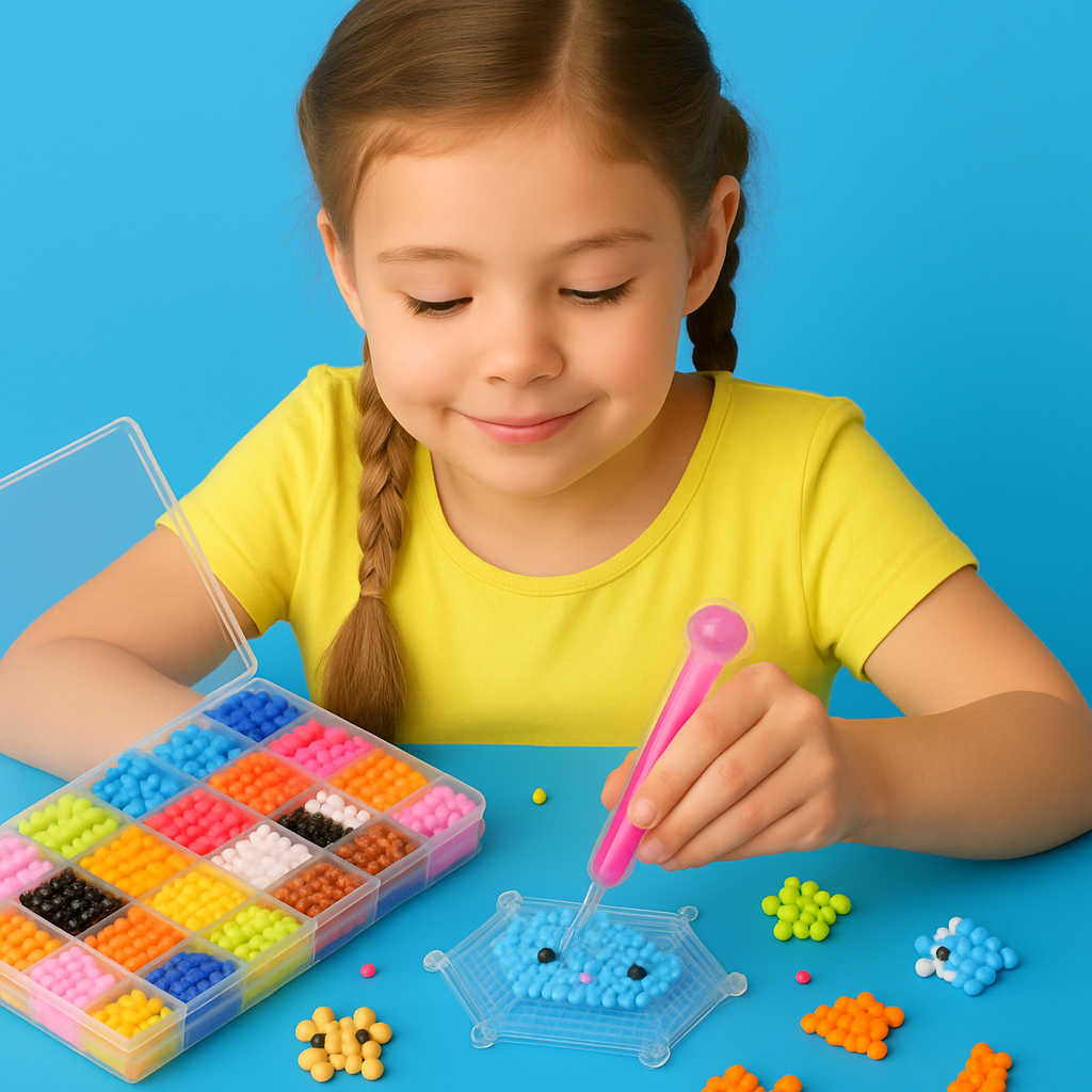 AquaBeads Magic Craft Box – Water Bead Art Set for Kids – Cuddleberry