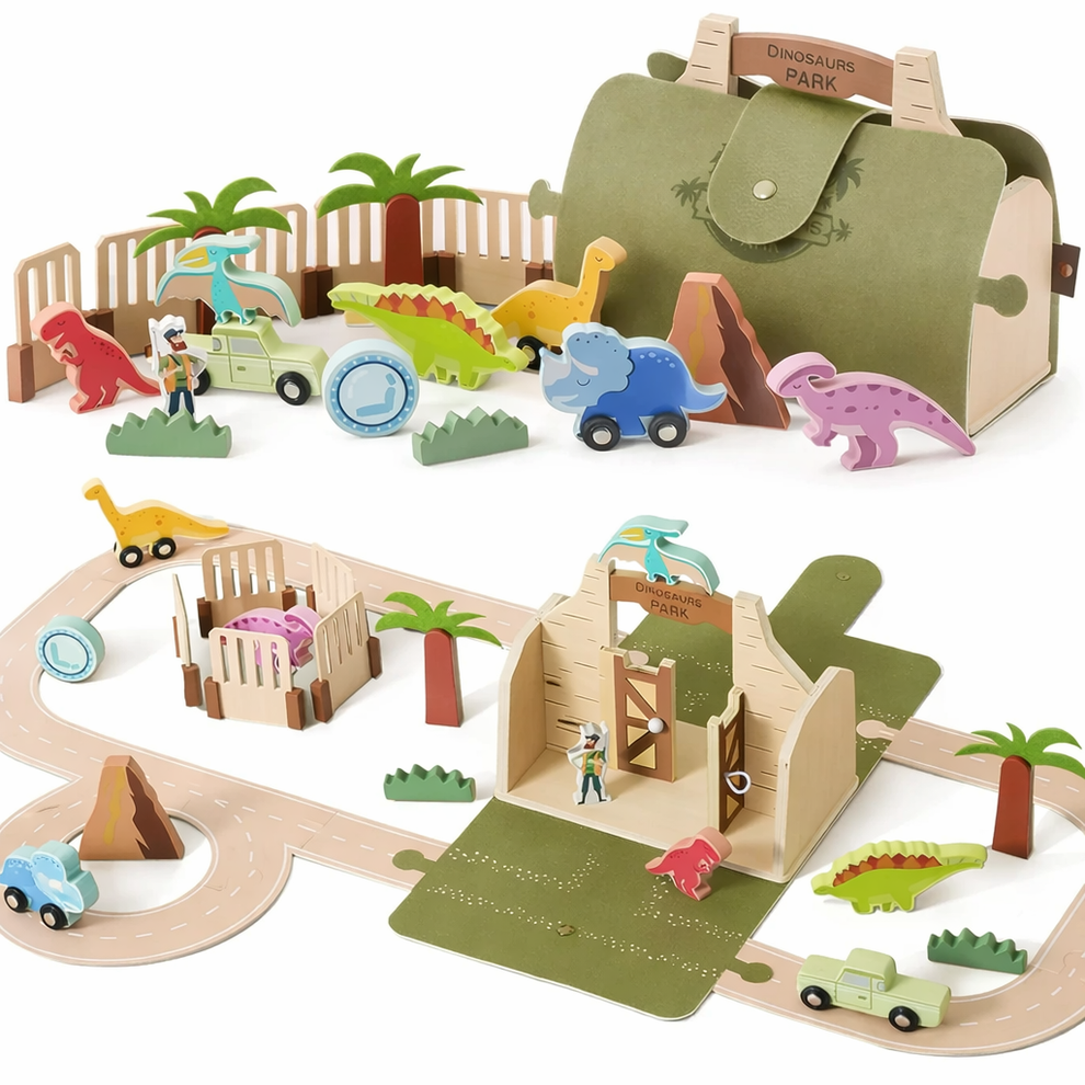 Prehistoric Dino Park Playset – Interactive Dinosaur Adventure Toy for ...
