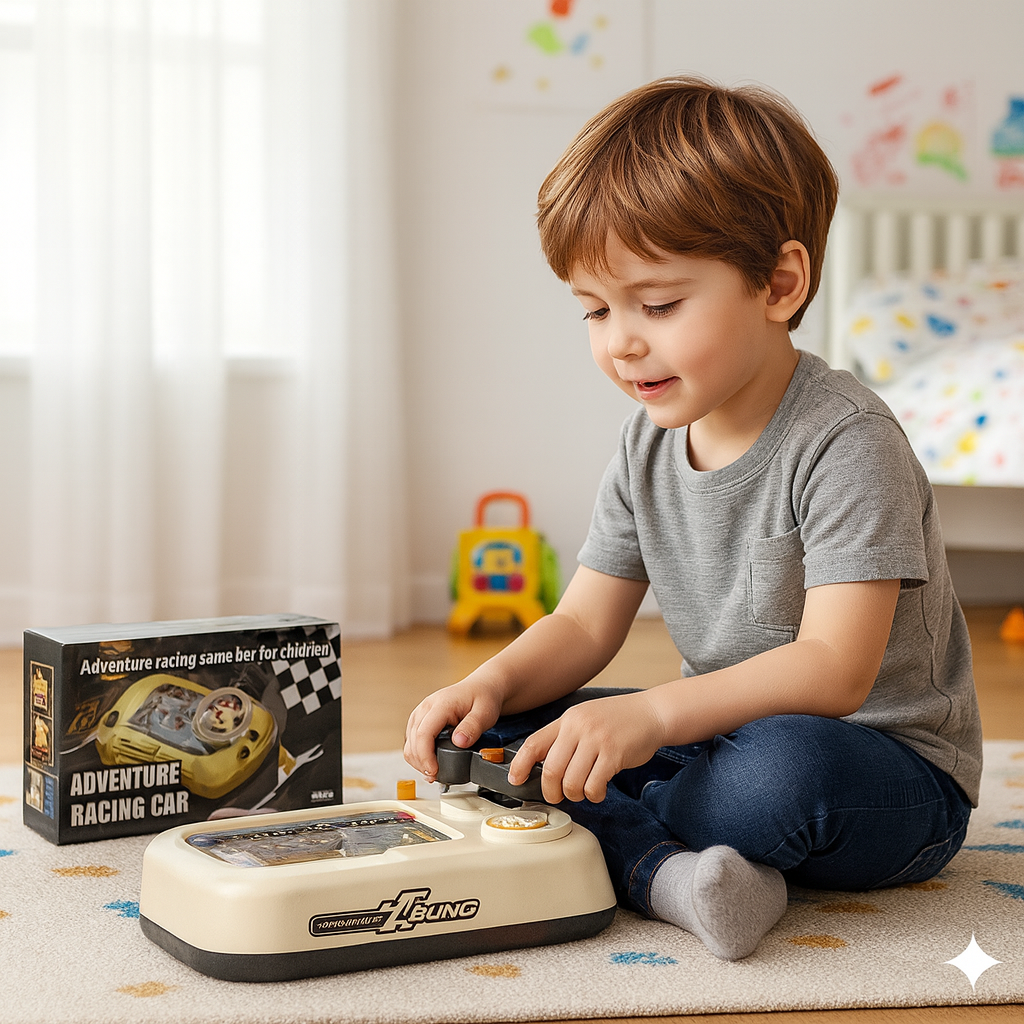 RaceQuest Adventure Game Box – Build & Race Track Set – Cuddleberry