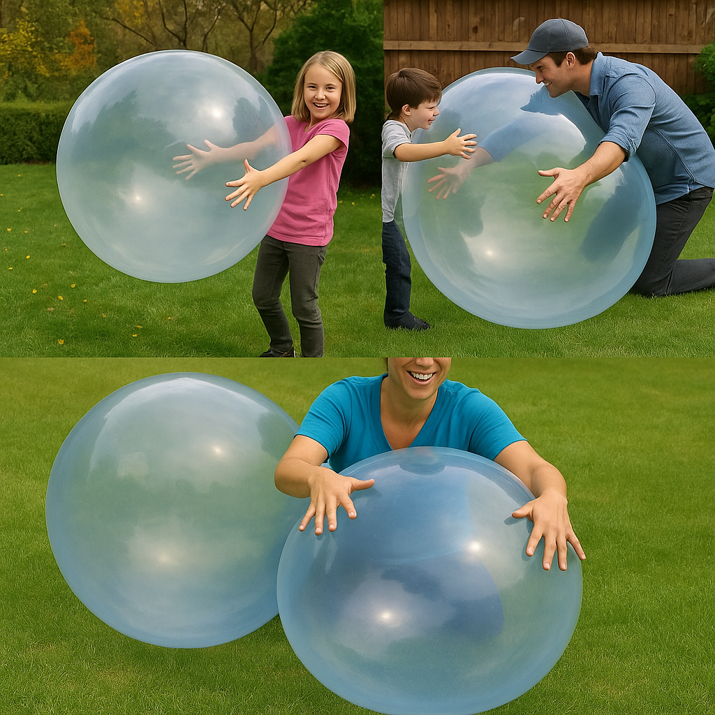 Giant Inflatable Bubble Ball – Outdoor Water Toy for Kids – Cuddleberry