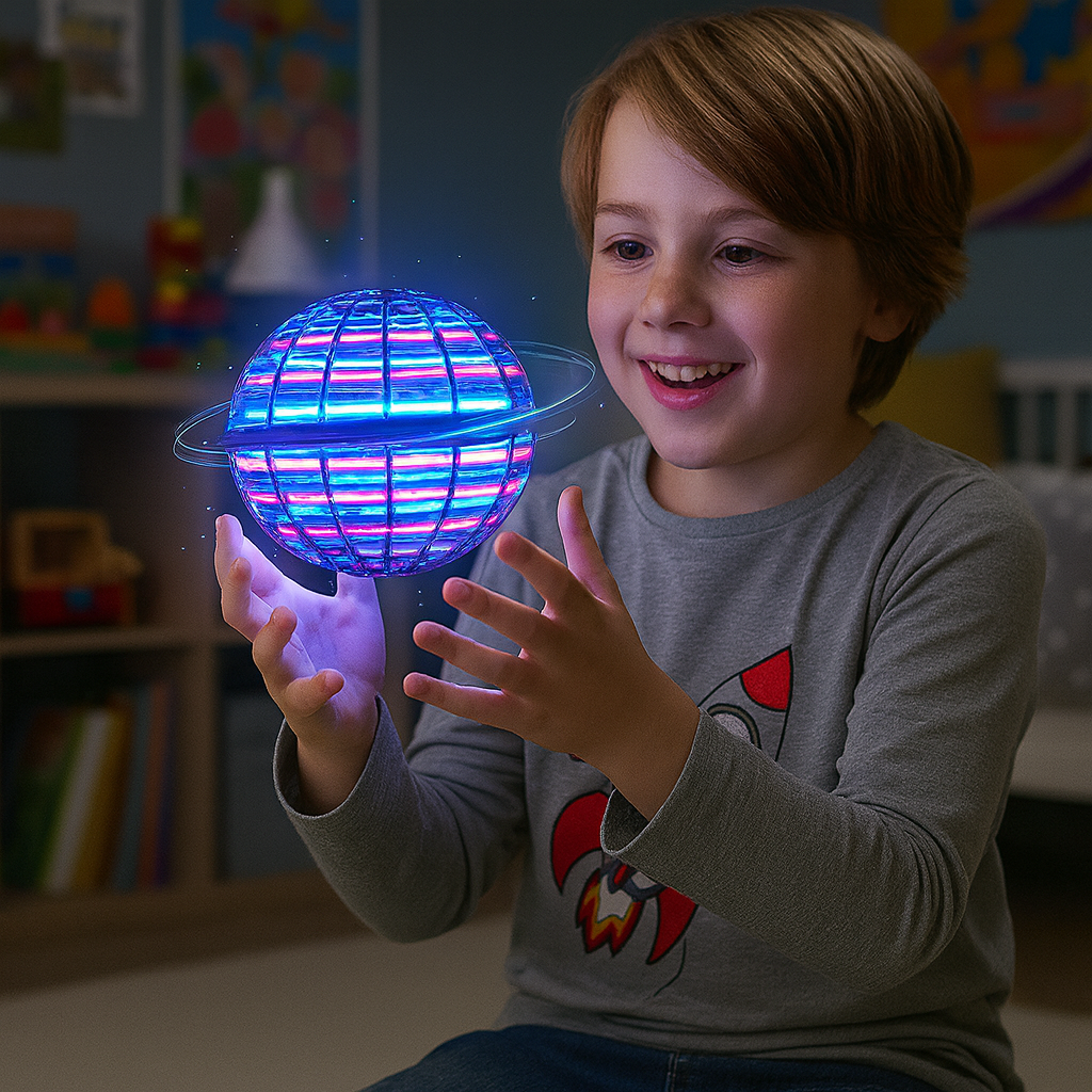 AirGlide LED Magic Floating Ball – Hovering Glow Toy for Kids – Cuddleberry