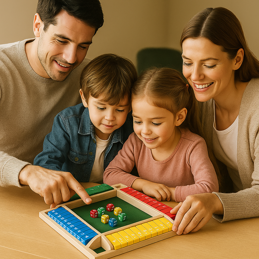 Shut the Box – Family Play Edition (4-Player) – Cuddleberry