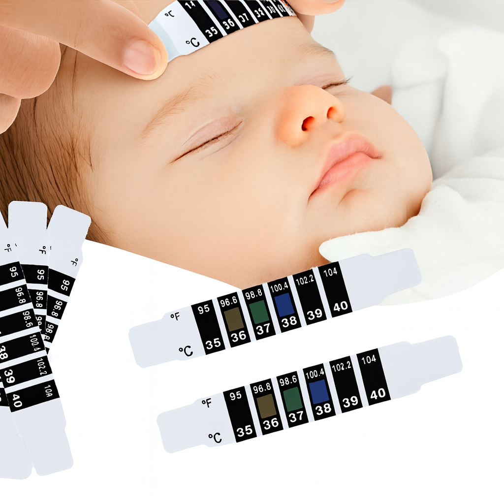 TempEase Forehead Thermo Strips – Instant Baby & Child Temperature ...