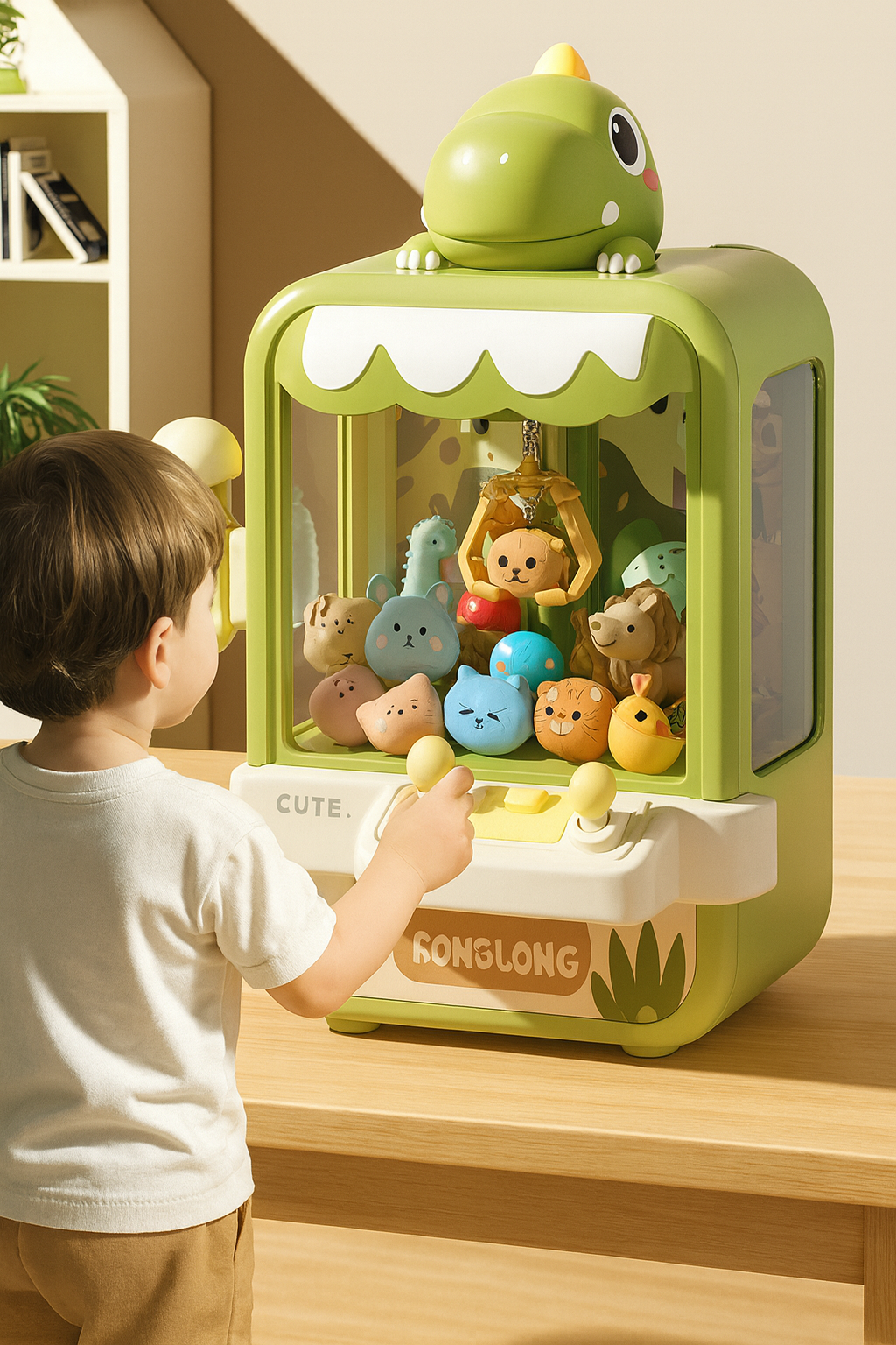 Dinosaur Claw Machine Toy – Arcade Fun for Kids – Cuddleberry