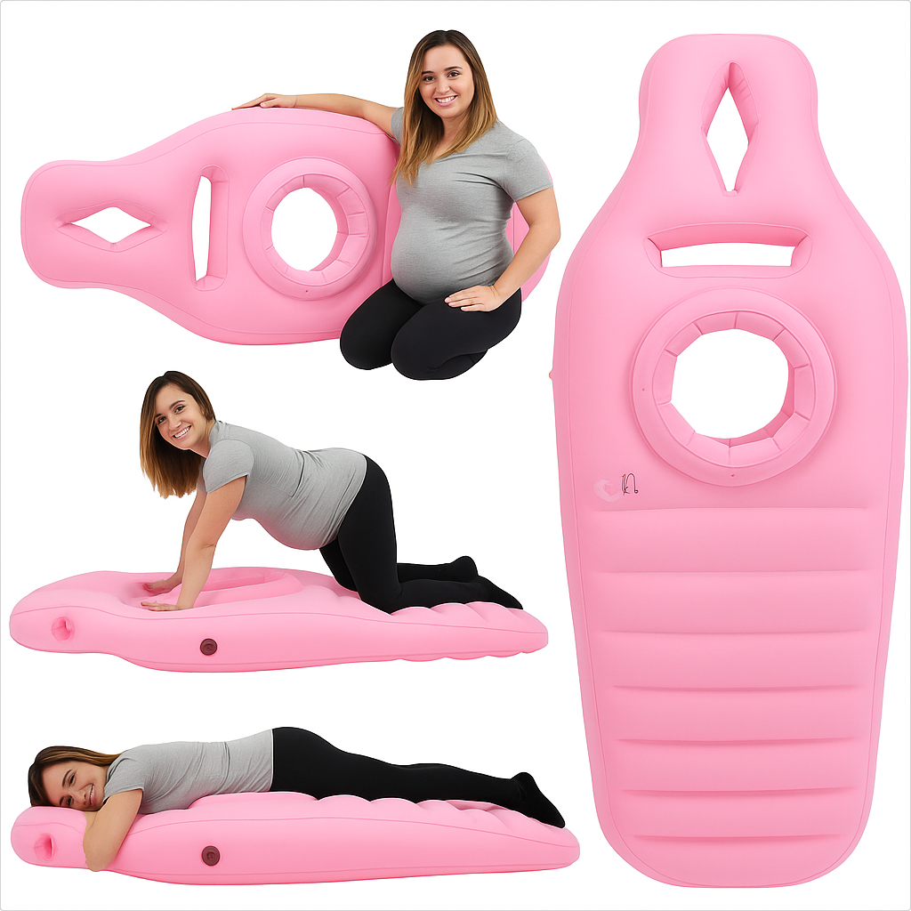 Inflatable Pregnancy Relaxation Bed – Comfortable Belly Support for ...